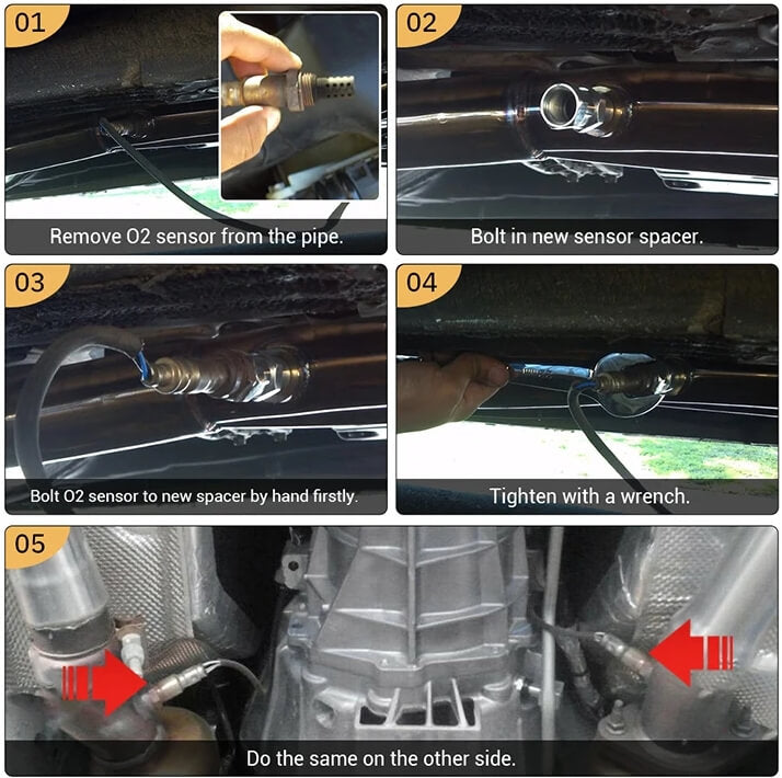 Mini Catalizador™ Official | CEL Fix O2 Sensor Spacer for P0420 P0430