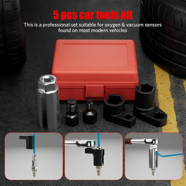 O2 Sensor Socket Set 3 8 And 1 2 Drive 7 8 And 22mm O2 Sensor Wrench Mini Catalizador®